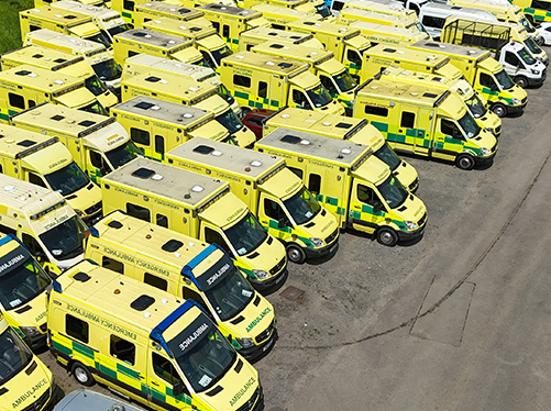 Direct NHS Rapid Response Ambulance Cars for Sale at Merthyr Motor Auctions